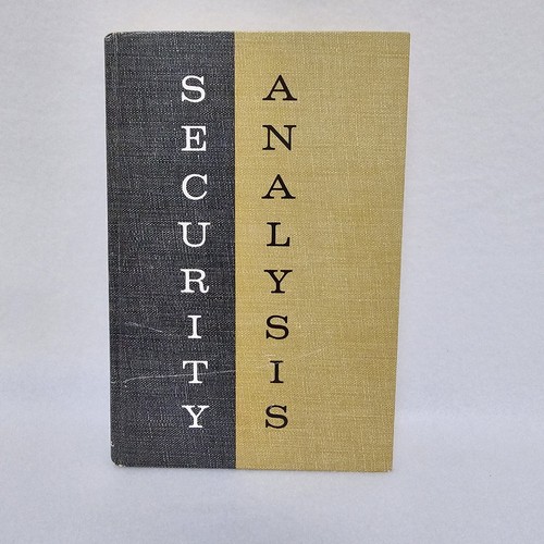 Security Analysis: Principles & Technique, 4th Edition by Graham, Dodd ...