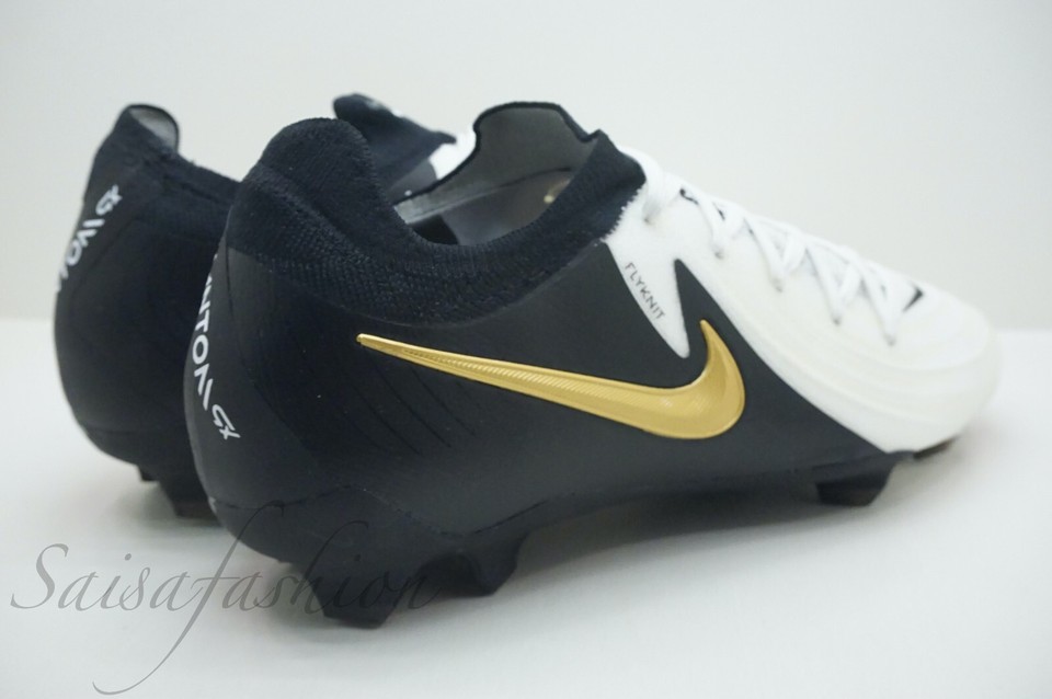 Nike Phantom GX II Pro FG Black Gold FJ2563-100 Men's Size 8.5 ...