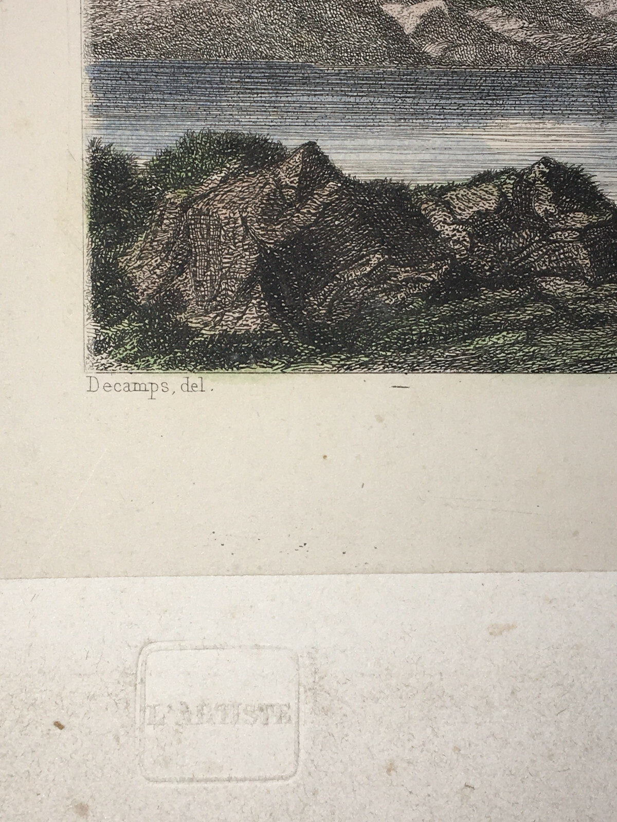 Decamps AROUND SMYRNA Engraving CAREY Artist TURKEY Izmir 19th Century ...