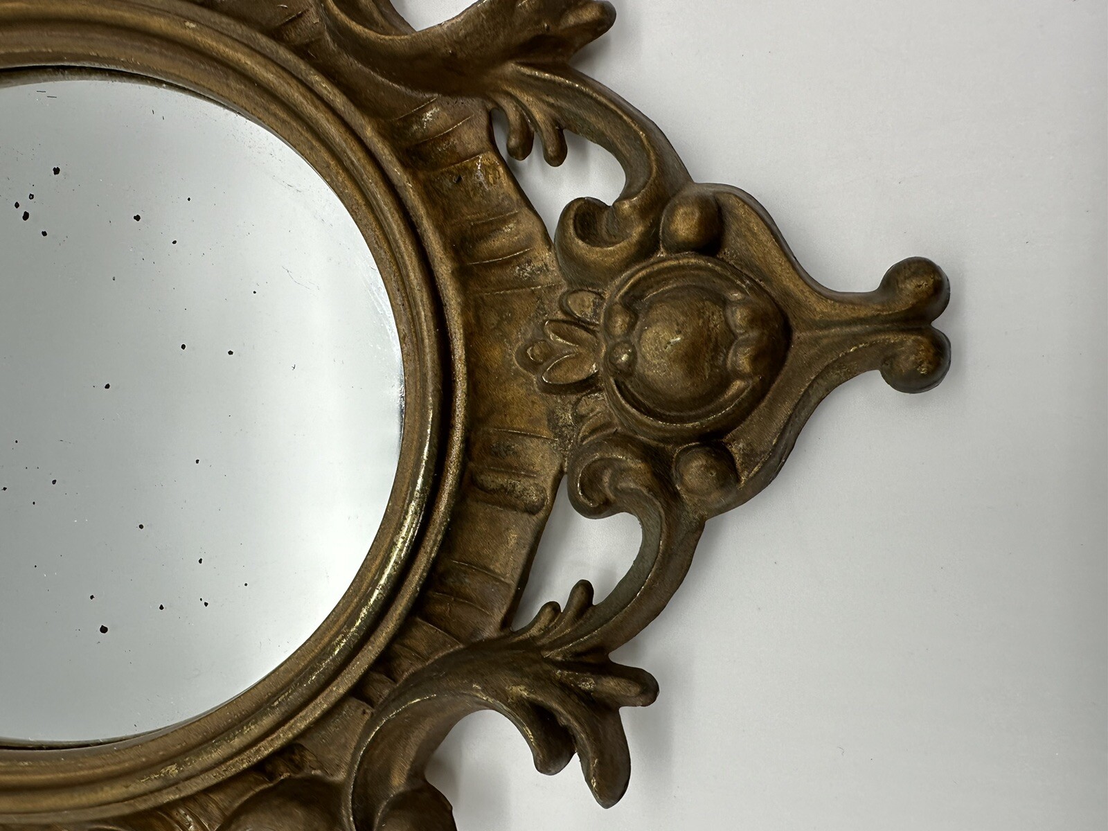 Vintage ROBERTA WOOD BAROQUE FRAME MADE IN ITALY MCM 13.5 X 8.5 Inches ...
