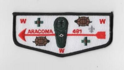OA Aracoma Lodge 481 Flap BLK Bdr. Black Warrior Council 6 Tuscaloosa ...