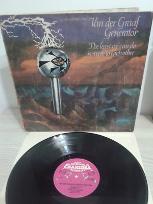 VAN DER GRAAF GENERATOR THE LEAST.. UK PROG LP CHARISMA PINK SCROLL ...