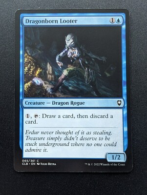 Magic the Gathering DRAGONBORN LOOTER Battle for Baldur's Gate #65 | eBay