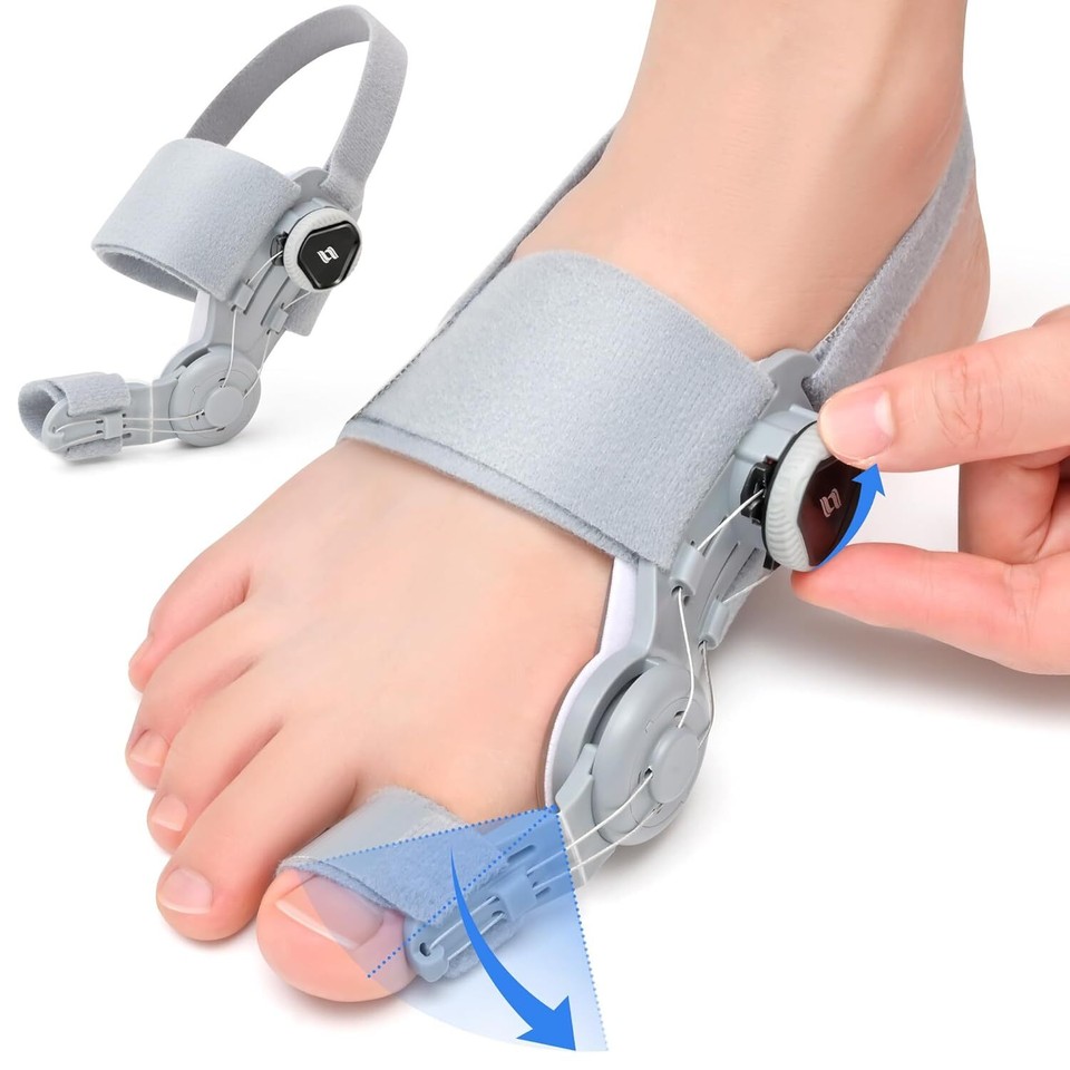 Adjustable Bunion Fix Toe Valgus Corrector Big Toe Straightener for Men ...
