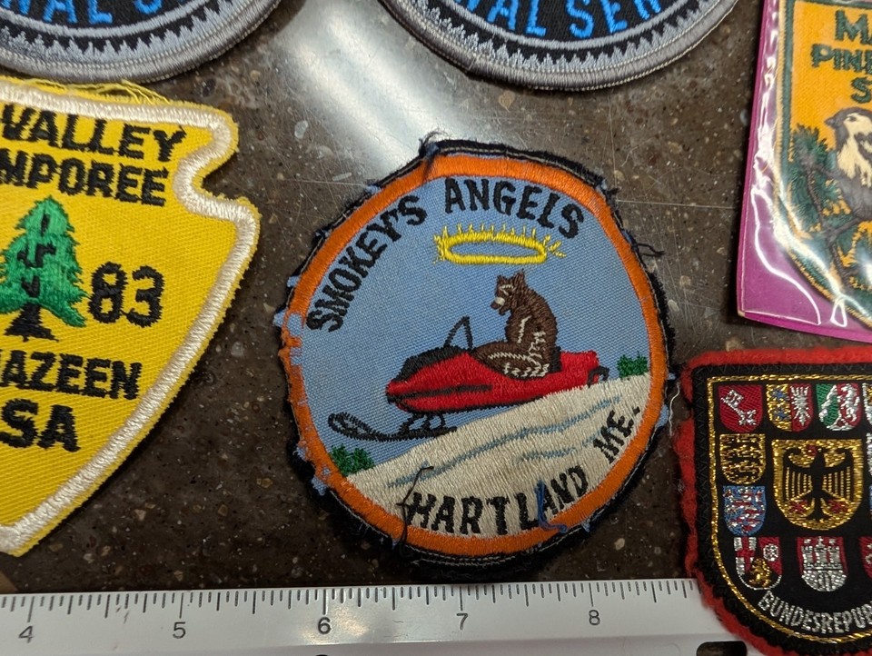 18 MIXED PATCHES LOT PINE TREE COUNCIL CAMPS BSA, NEW BEDFORD ...