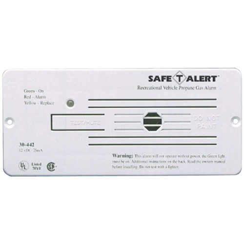 30 Series 12-Volt Safe-T-Alert Flush Mount RV Propane/LP Gas Alarm in ...