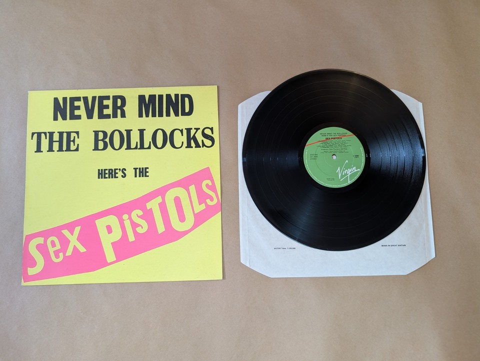 Sex Pistols Never Mind the Bollocks 3x A9 12 track variants with ...