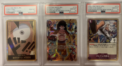 PSA10 Luffy SEC OP09-119 DON GOLD ONE PIECE Card Japan set 3 | eBay