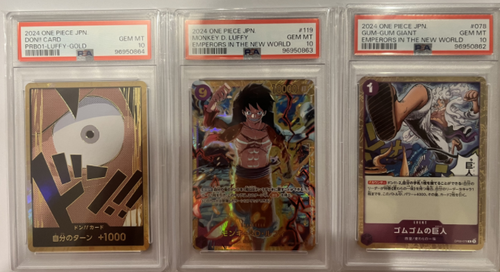 PSA10 Luffy SEC OP09-119 DON GOLD ONE PIECE Card Japan set 3 | eBay