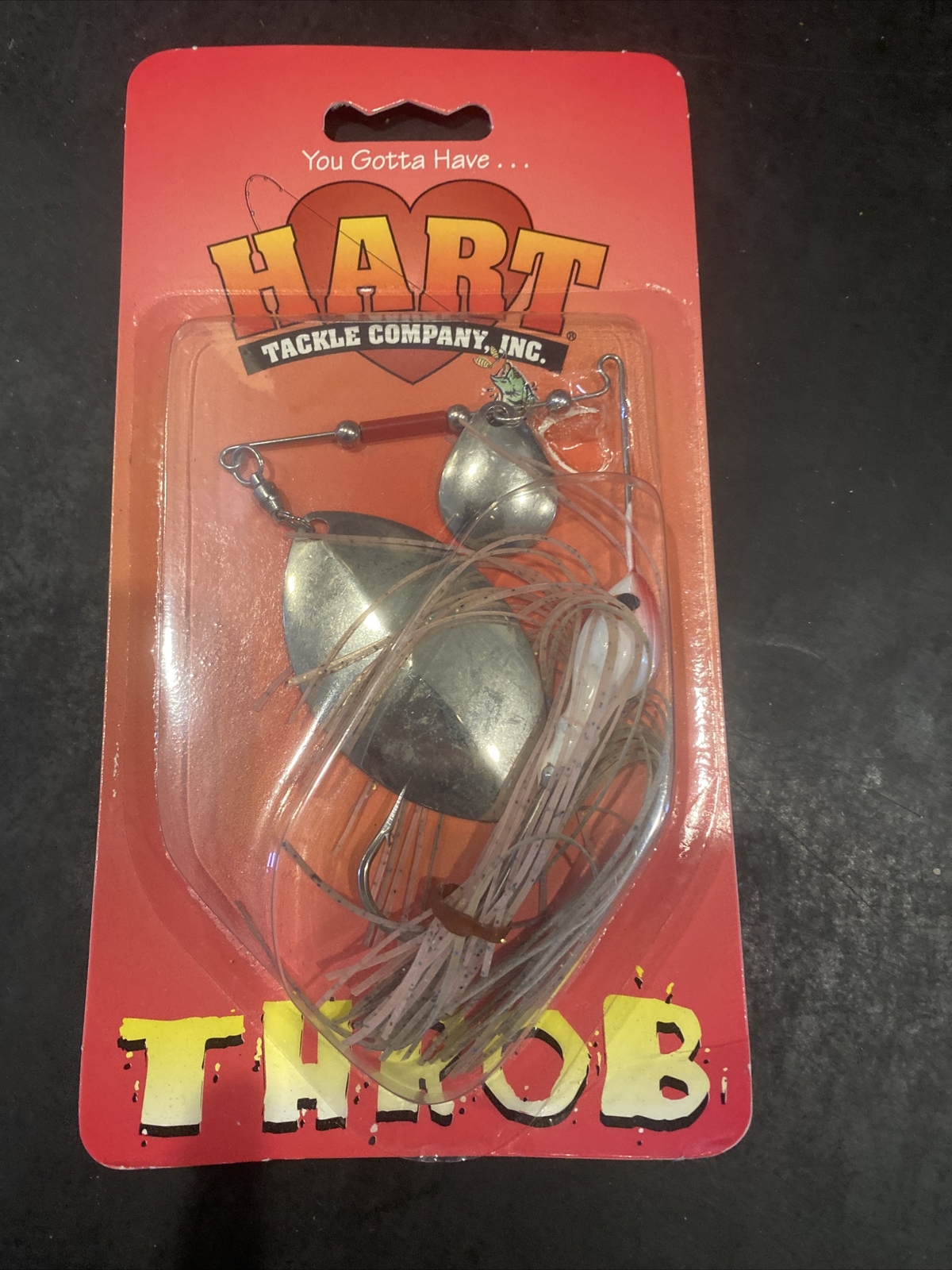 Hart Throb Spinner Bait 1/2oz Cotton Candy