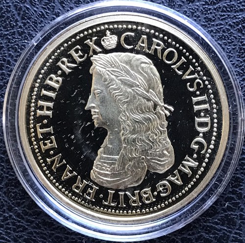 King Charles II 1663 Petition Crown Gold-plated Coin ~ Museum ...