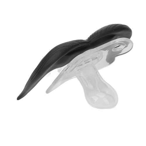 Baby Funny Pacifier Long Beard Funny Soft Silicone Pacifier Infant ...