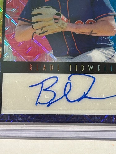 2023 LEAF VIVID AUTOGRAPH BLAKE TIDWELL -SERIAL # 4/7 -METS | eBay