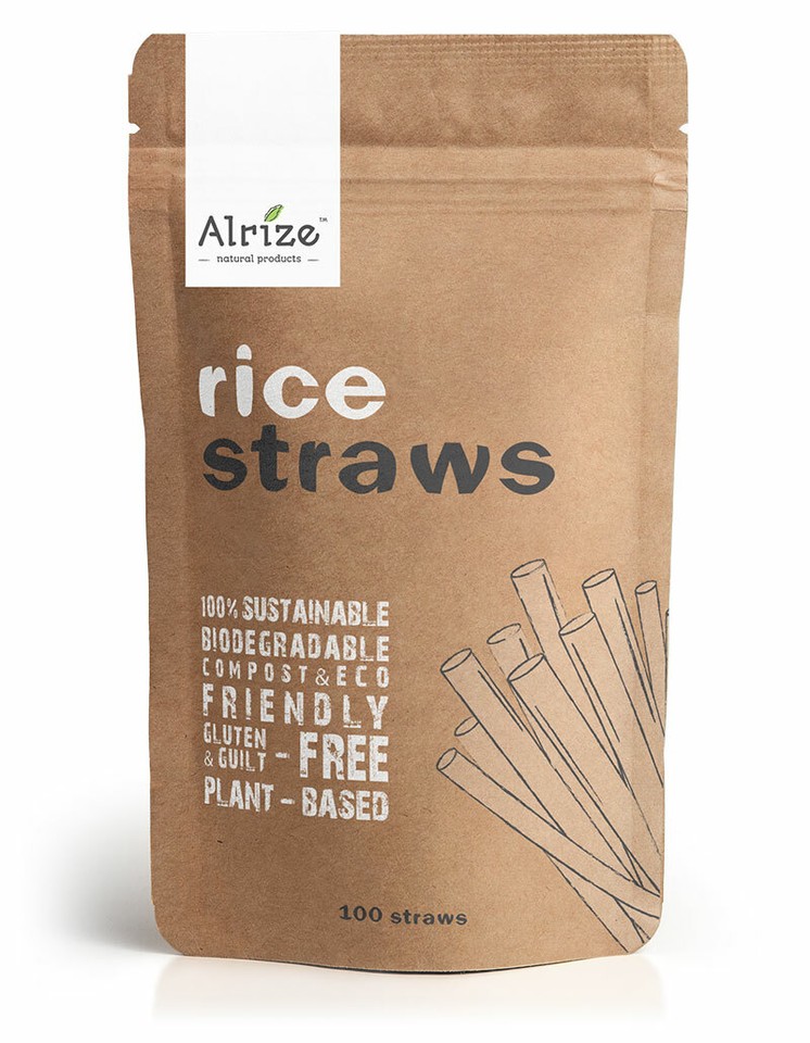 Rice straws planet-friendly, ocean-safe, guilt-free drinking - 100 ...