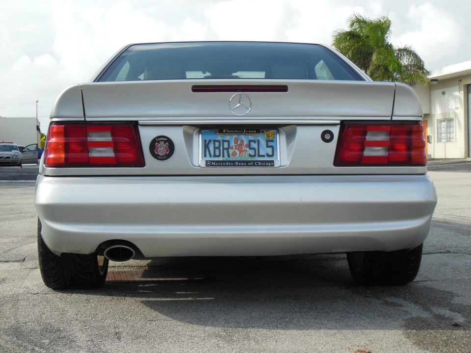 Mercedes SL R129 1990-01 AMG Style 3pcs rear Flush Mount Trunk Spoiler ...