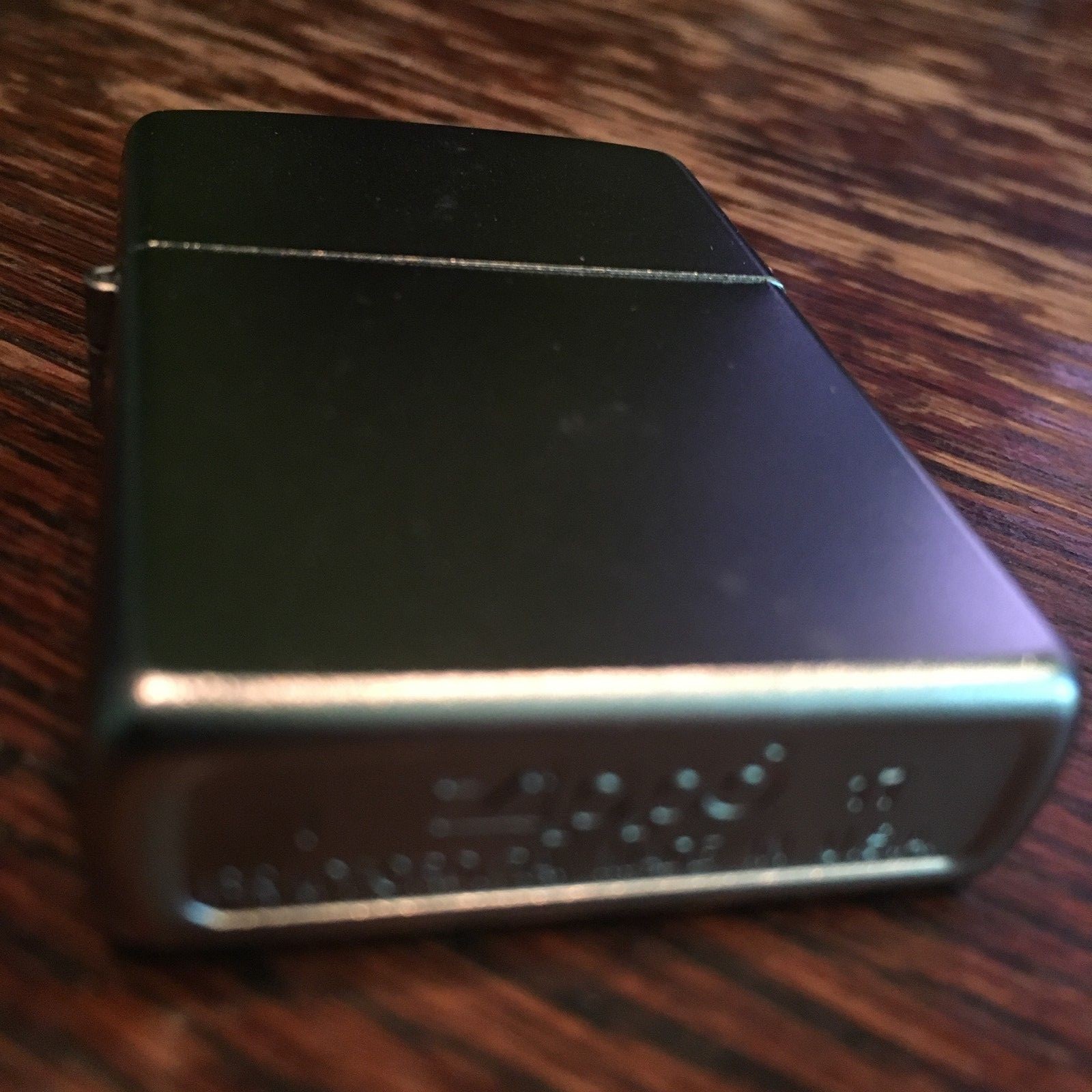 Genuine Zippo classic satin chrome windproof Lighter CASE ONLY No ...