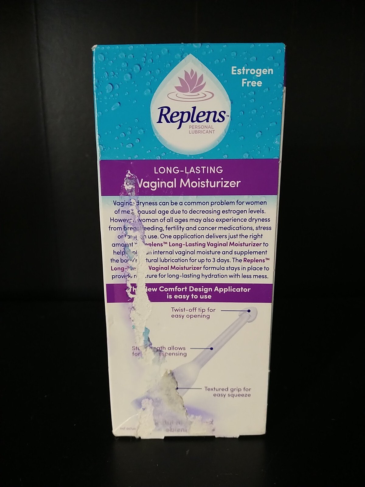 REPLENS Long-Lasting Vaginal Moisturizer 8 Applicators EXP 11/2024+ | eBay