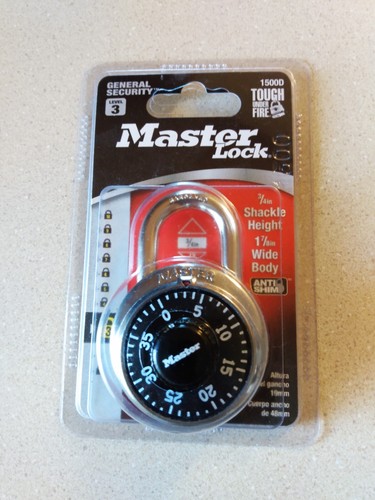 Master Lock Stainless Steel Locker Combo Combination Lock Anti Shim ...