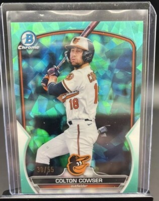 2023 Bowman Chrome Sapphire Colton Cowser Aqua Refractor 30/55 Parallel ...