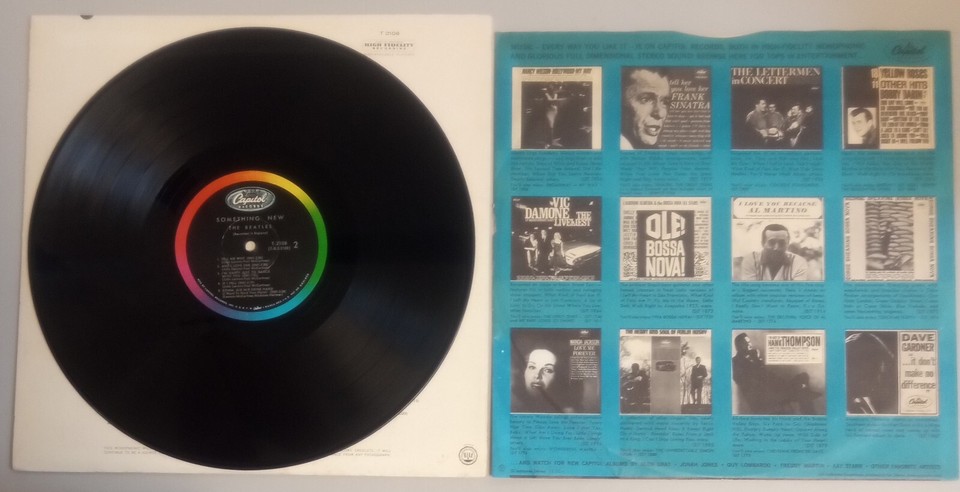 1964 The Beatles Something New [First Press Vinyl] Capitol ST 2108 LP ...