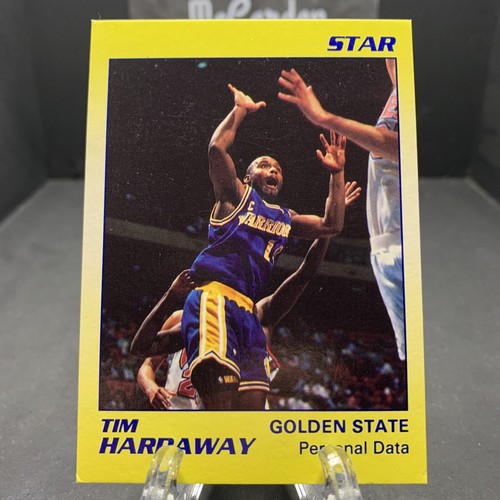 1990-91 Star Tim Hardaway Tim Hardaway #10 Rookie RC HOF Golden State ...
