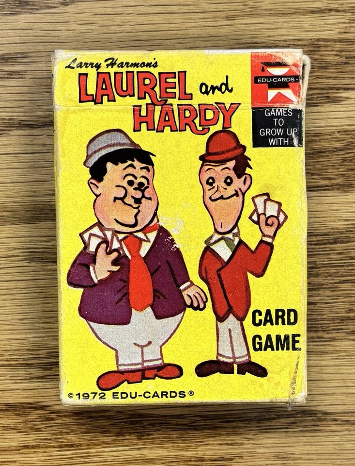 Vintage 1972 Larry Harmon's Laurel and Hardy Card Game by Edu-Cards ...