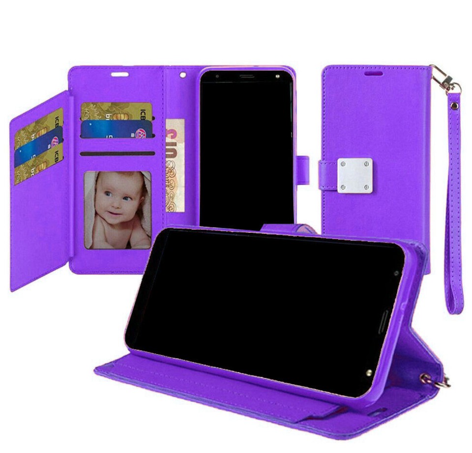 For Samsung Galaxy A15 5G S156V Wallet ID Credit Card Pouch Case Phone ...