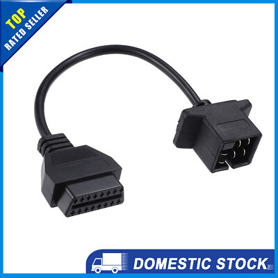 Pack of 1 For Jeep For Dodge 6 Pin OBD1 to 16 Pin OBD2 Diagnostic ...