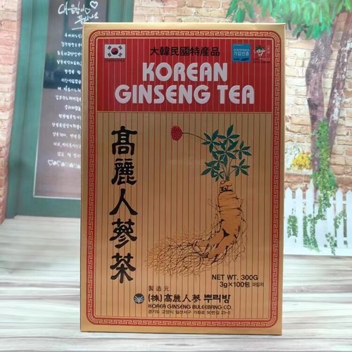 Anti Stress Korean Ginseng Tea Korea Tea 3g X 100Pcs Insam Granule Tea ...