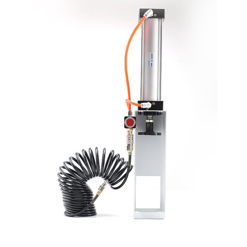 Pneumatic aluminium can compactor 16oz cubic cans beverage bottle ...