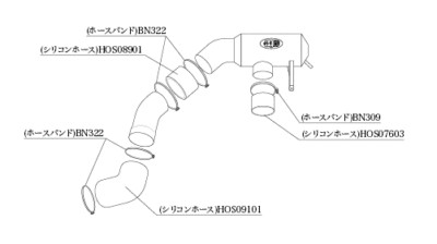 KAKIMOTO RACING INTAKE CHAMBER FOR SUBARU FORRESTER SK9 BIC359 | eBay