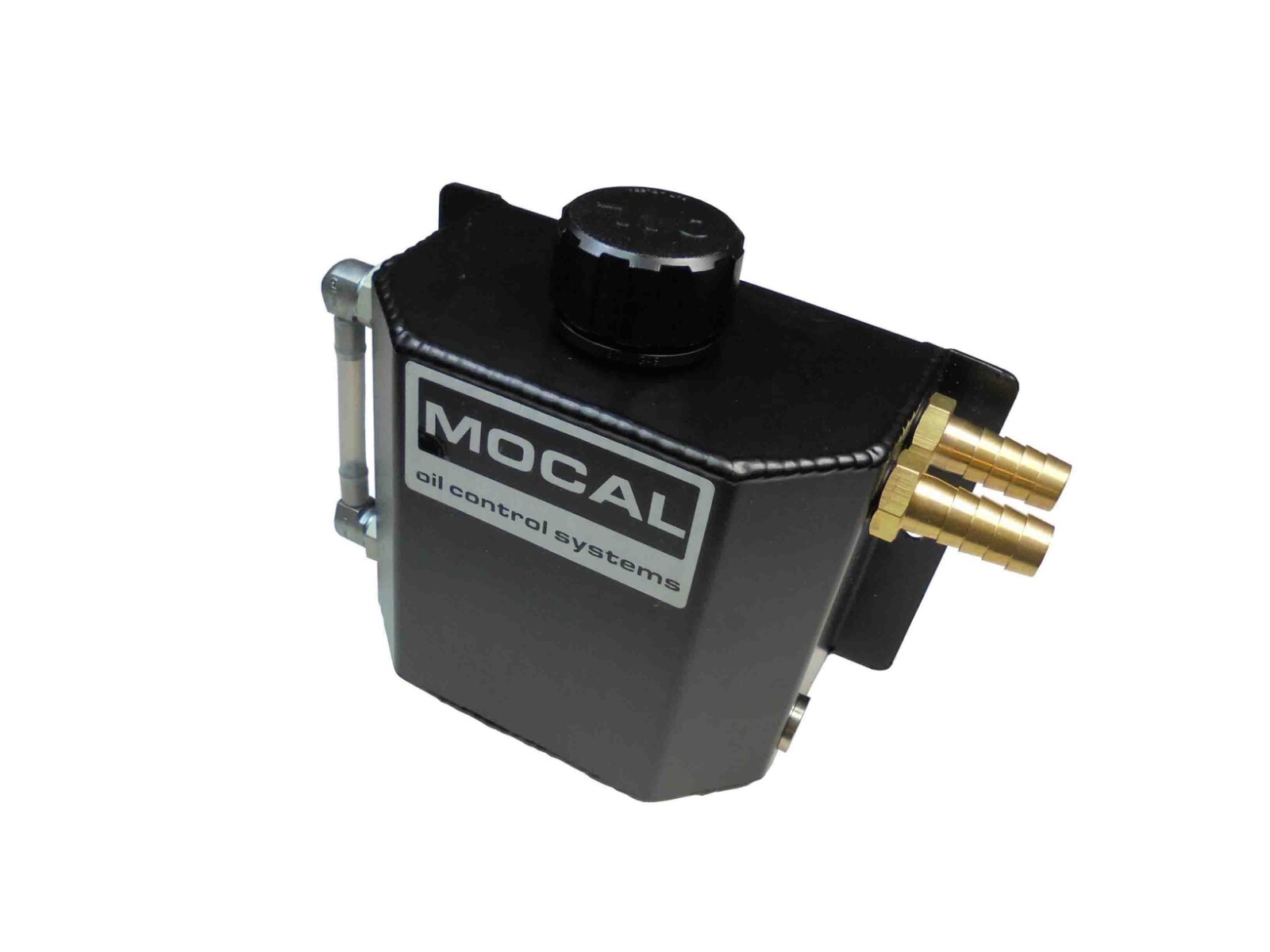 MOCAL CT3 1 LITRE BLACK ALLOY CATCH TANK BREATHER TANK LEFT OR RIGHT ...