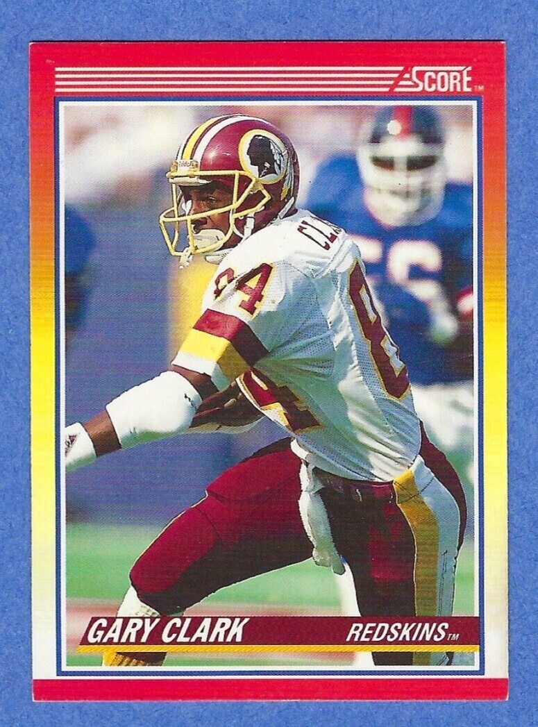 1990 Score Football Card Gary Clark #239 Washington Redskins | eBay
