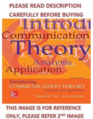 Introducing Communication Theory by West 6th International Softcovr Ed ...