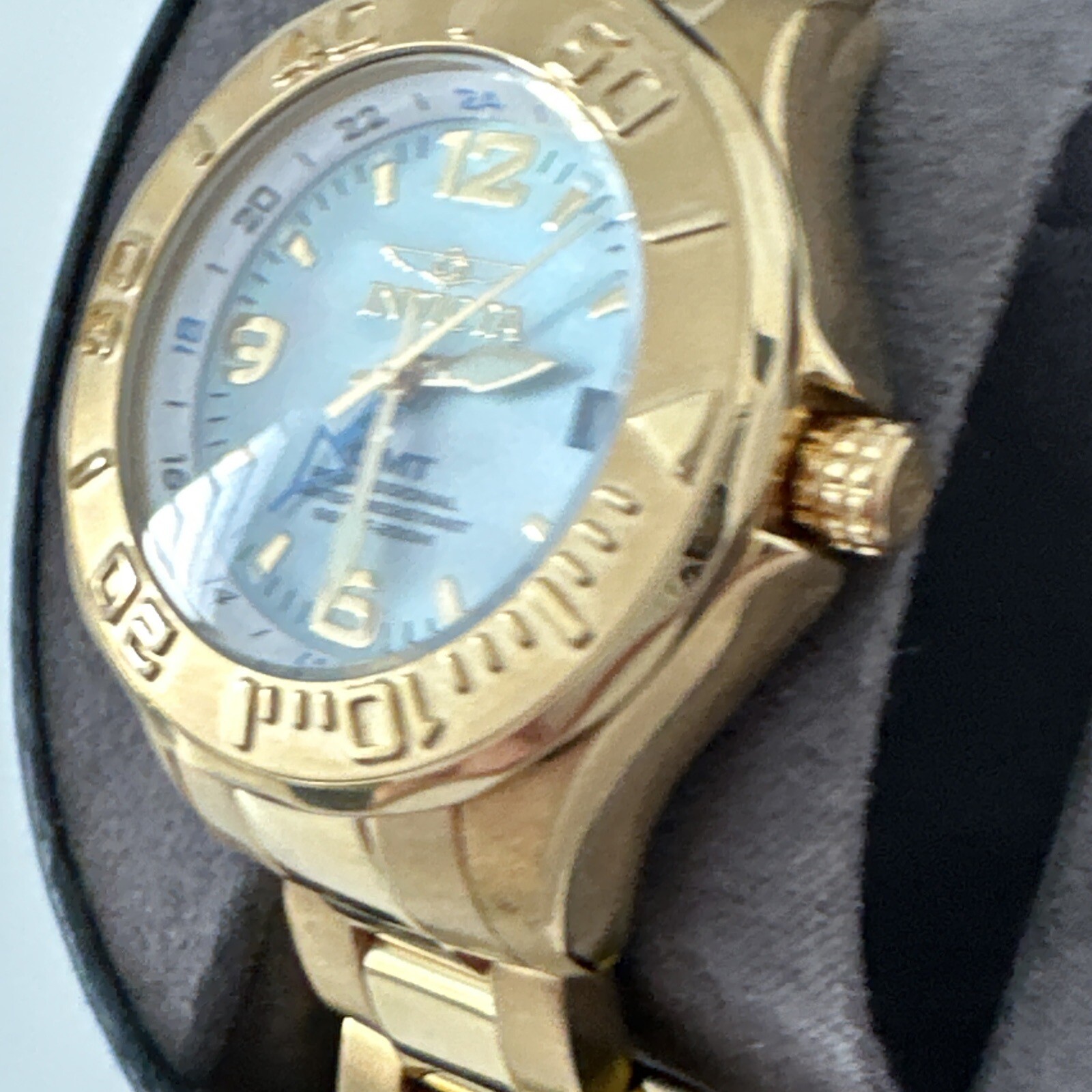 Invicta Women’s 6891 Pro Diver Collection GMT 18k Gold-plated Stainless ...