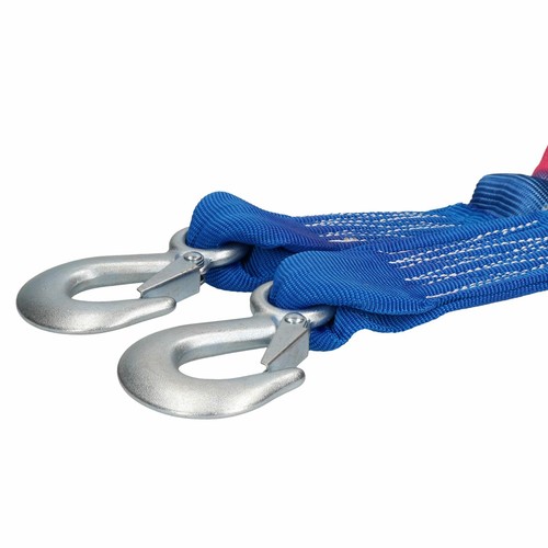 Elasticated Tow Rope with Snap Shackles & Flag 3000kg Rated Towing ...