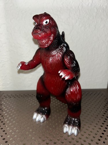 MARUSAN 350 Godzilla 1967 Clear Red / Black Ver. 2021 RARE 9" Sofubi | eBay