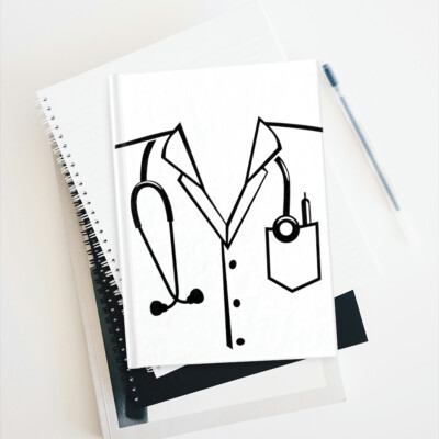 Medical Lab Coat Journal - Ruled Line Gift for Doctor, PA, NP, MA, RN ...
