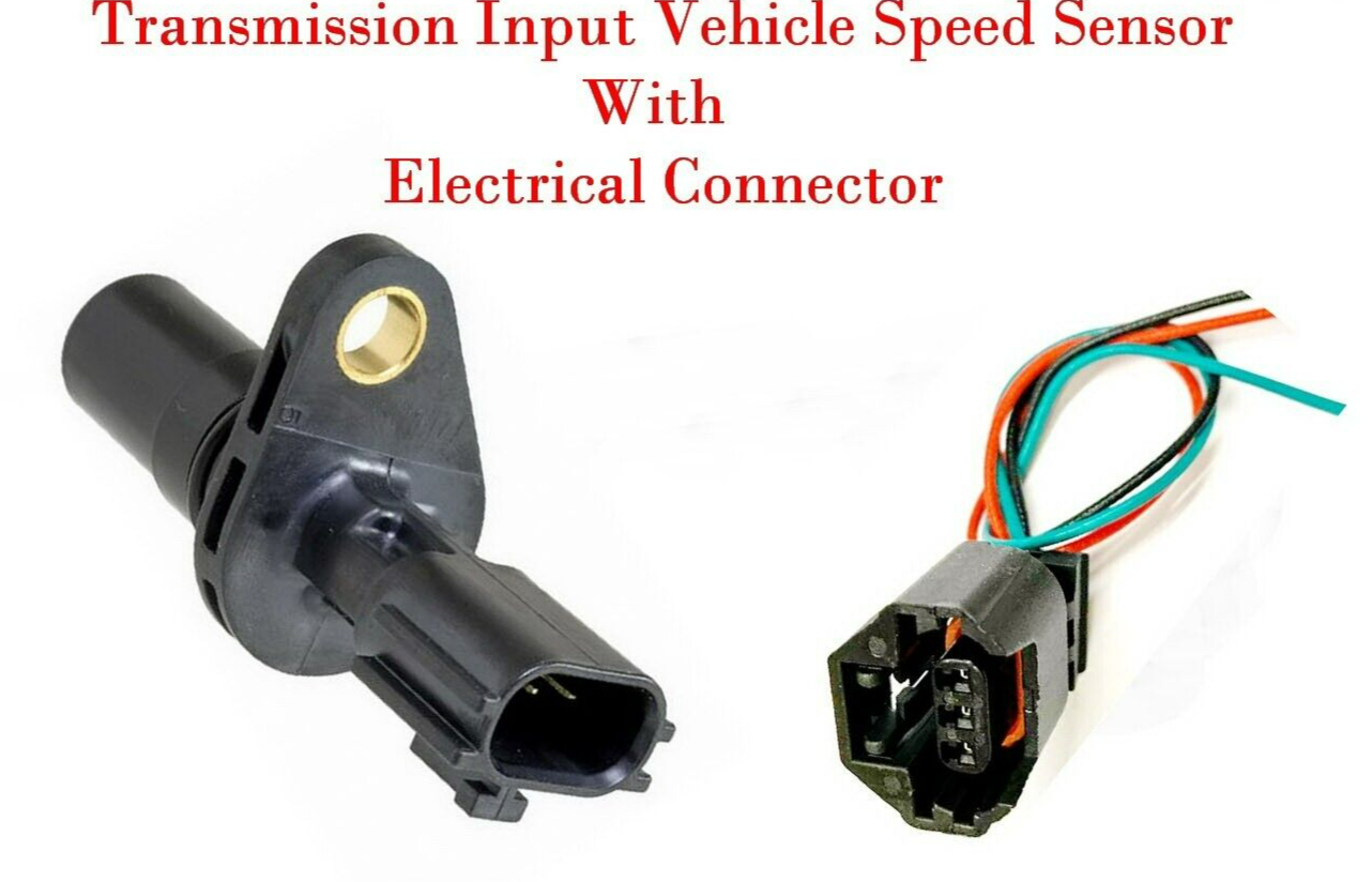 Trans Input Vehicle Speed Sensor W/Connector Fits: Dodge Jeep Nissan ...