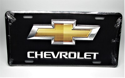 Licensed GM CHEVY CHEVROLET BOWTIE 3D EMBOSSED METAL CAR NOVELTY ...