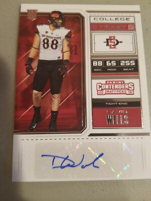 2008 Panini Contenders Draft Picks FB David Wells autograph | eBay