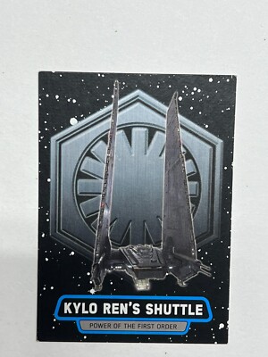 Star Wars Power of the First Order Insert Trading Card #FO-6 Kylo Rens ...