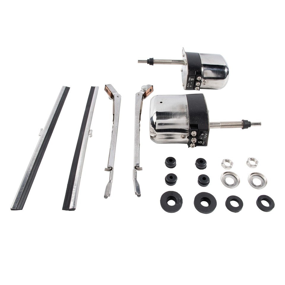 Universal Windshield Wiper Motor Kit Hot Rod Street Rod For Jeep Boat ...