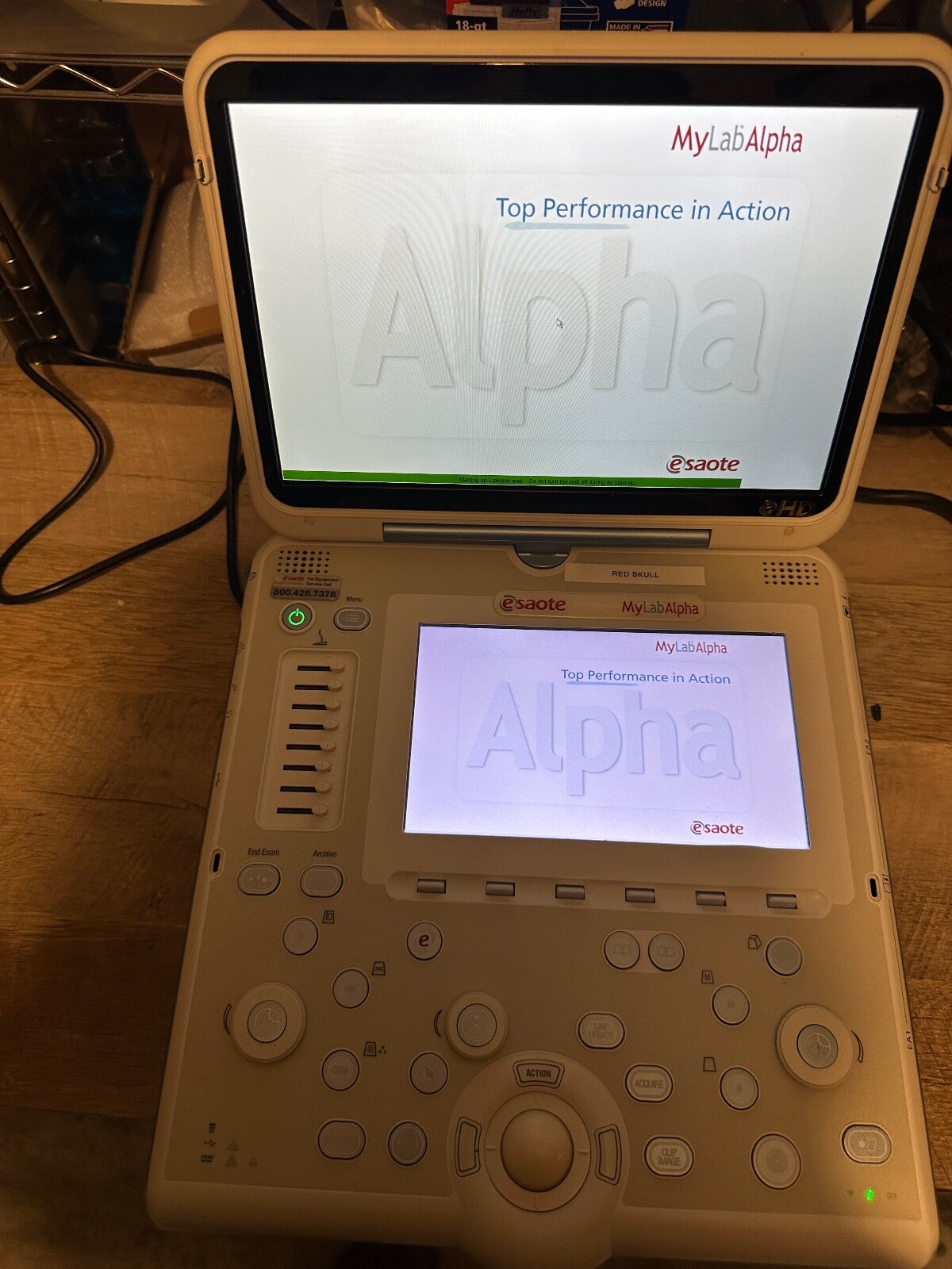 Esaote MyLab Alpha Portable Ultrasound With Case-Cardiac Vascular EHD ...