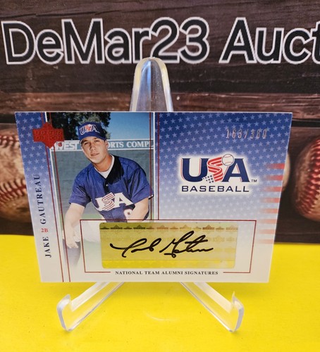 2004-05 USA Baseball National Team Alumni Signatures #GA Jake Gautreau ...