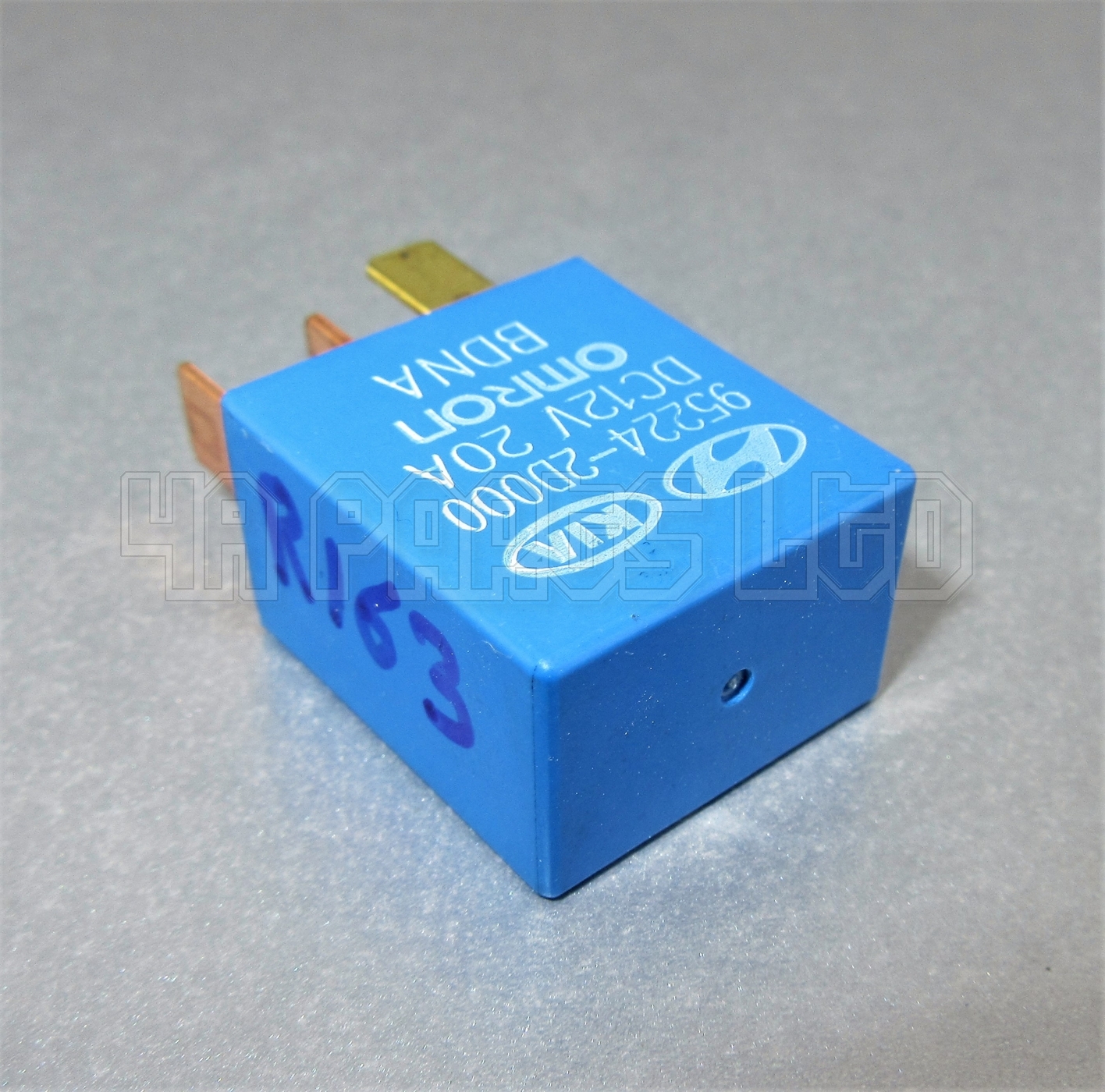Kia Hyundai Multi-Use Blue Relay Omron 95224-2D000 12V 20A (4-Pin) | eBay