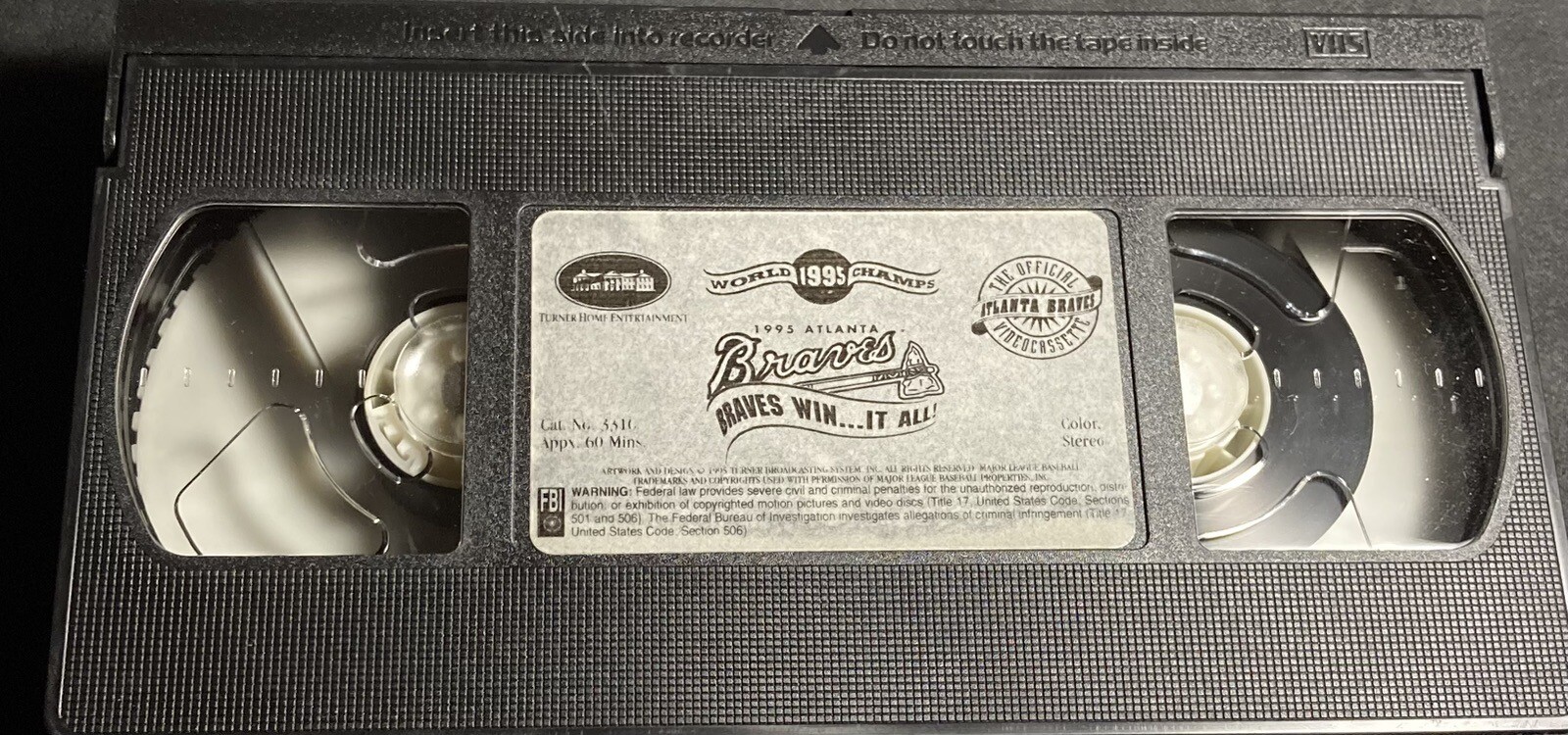 1995 Atlanta Braves "Braves Win It All" World Series VHS Collectors ...