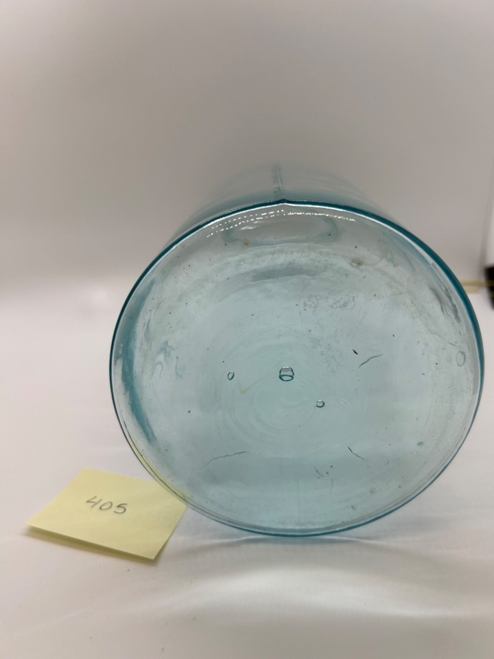 Antique Root Mason jar Aqua w/olive streak HG Half gallon. RB 2510 | eBay