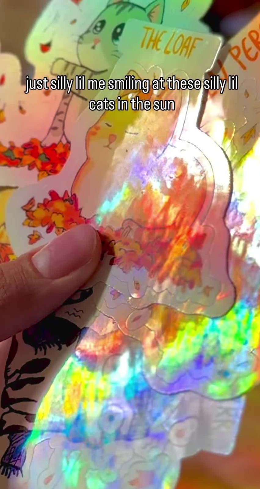 Fall Autumn Cat Stickers, Fall Vibes, Autumn, Leaves, Scrapbooking, Cat ...