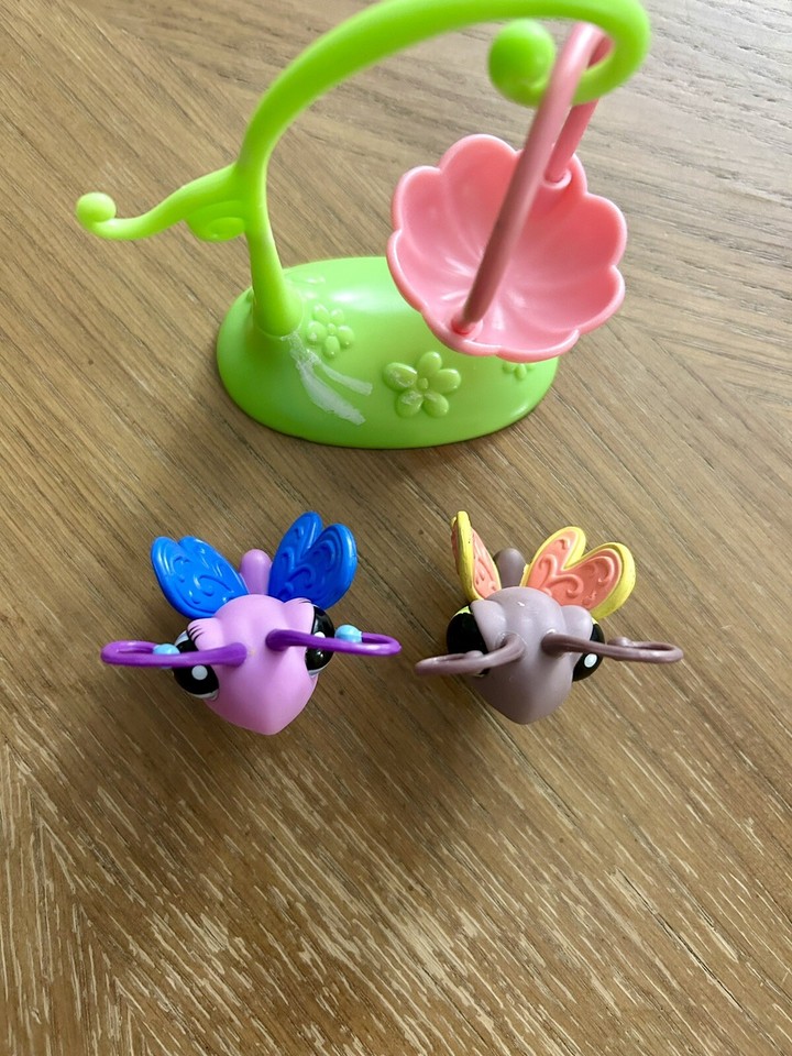 Littlest Pet Shop LPS Authentic Purple Butterflies #3568 and #1153 | eBay